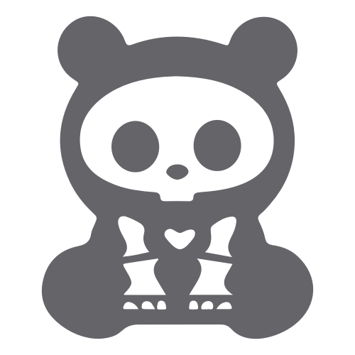X-Ray Panda Sticker - Panda Stickers