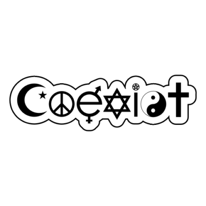 Coexist Sticker - Panda Stickers