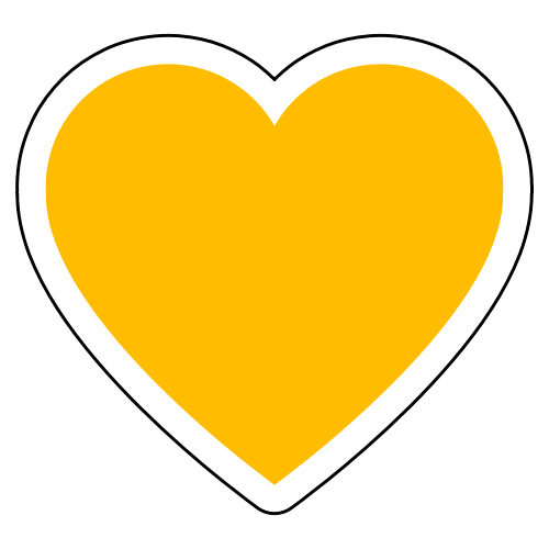 Heart Sticker - Panda Stickers